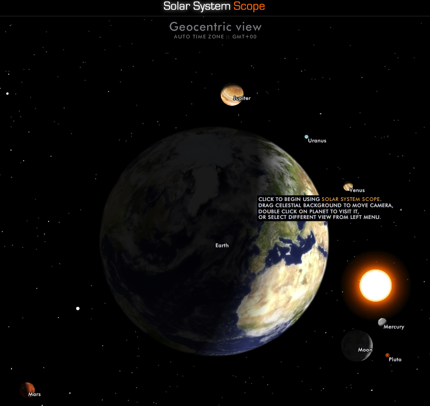 Crea y aprende con Laura: SOLAR SYSTEM SCOPE. Interactuar con el espacio