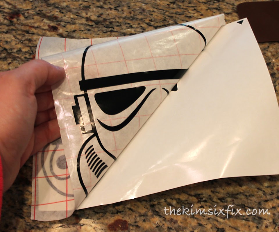 Before applying it to the mixer I made sure it was really really clean ...