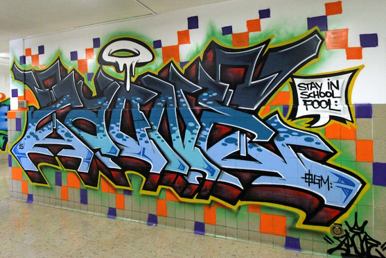 50+ Gambar Graffiti di Kertas Keren Nama, Huruf dan 3D Simple | Grafiti ...