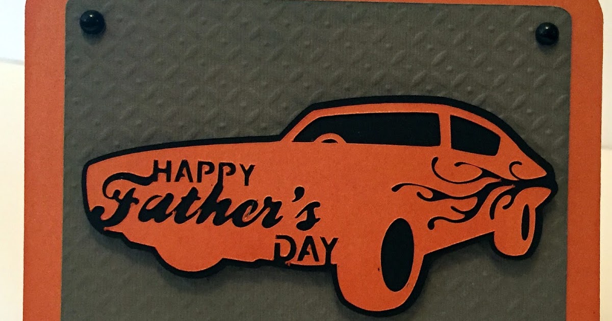 Golden Goddess Designs: Father's Day Retro Muscle Car Card