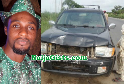 Photos: Toyin Aimakhu's Husband Adeniyi Johnson Survives Accident ...