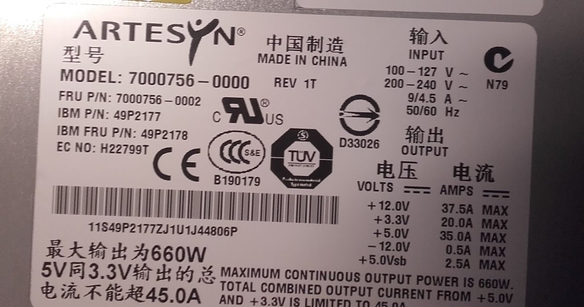 Mikkel Jeppesen: Figuring out the pinout of an ARTESYN 7000756-0000 psu