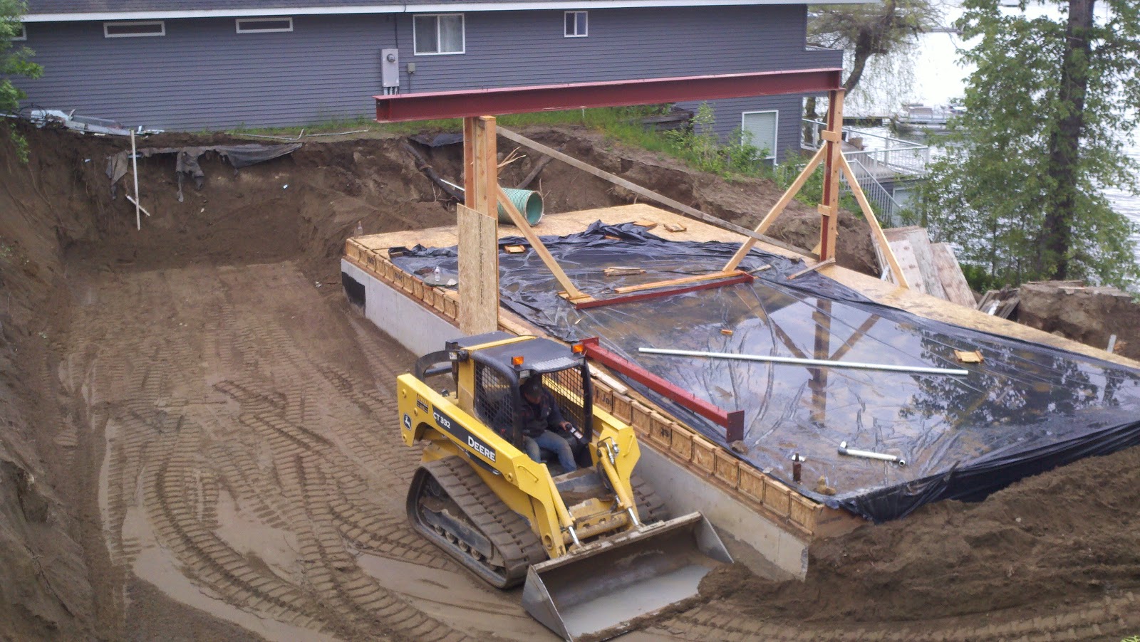 Tanner Lake Place: The next HUGE footing