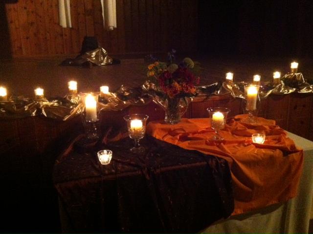 Musings of a Musical Preacher: Candle Lit Altar
