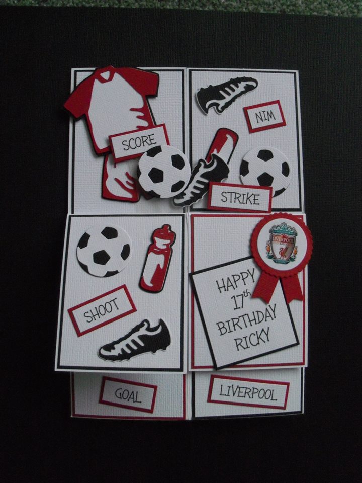 Cards By Chrissie: Liverpool Style Pop up card
