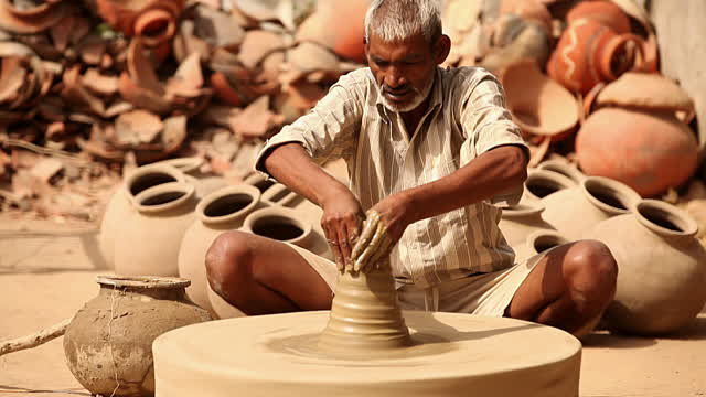 Utsav Kraft - An Indian Handicrafts Store: Indian Potter (Kumbhar) and ...