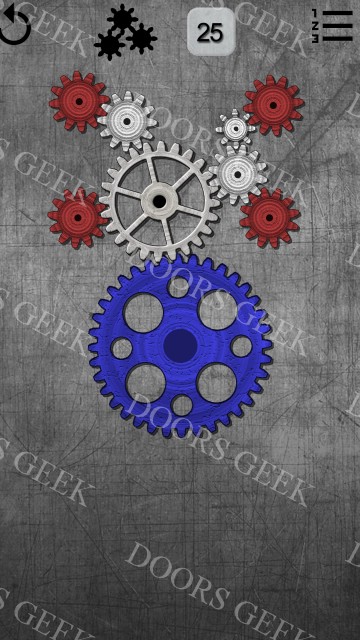 Gears Logic Puzzles Level 25 Solution ~ Doors Geek