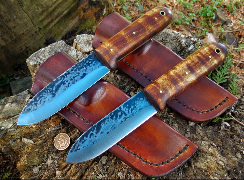 ML Knives Blog: A set of custom kephart knives.