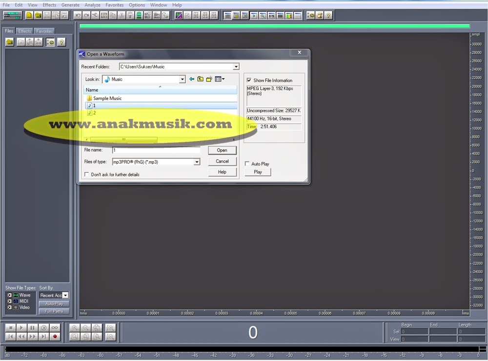 How to edit mp3 with cool edit pro ~ Schoolash
