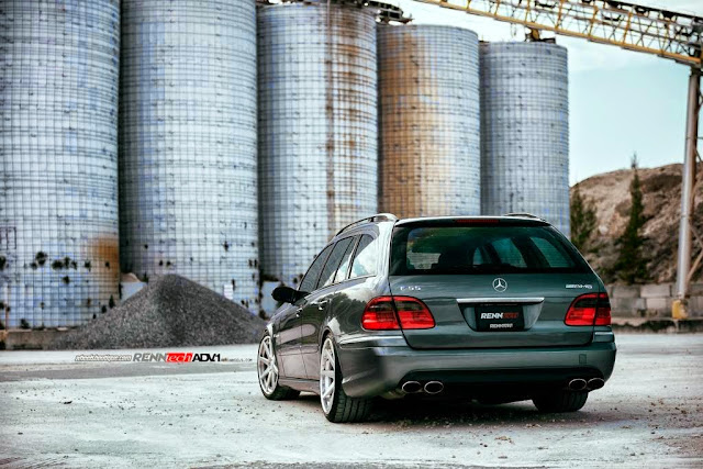 Mercedes-Benz E55 AMG S211 RENNtech with ADV1 Wheels | BENZTUNING