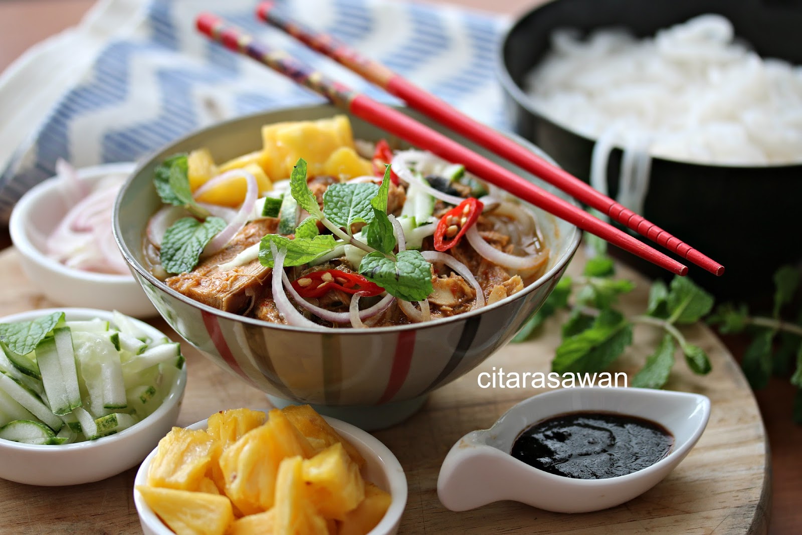 Asam Laksa yang sangat sedap ~ Resepi Terbaik