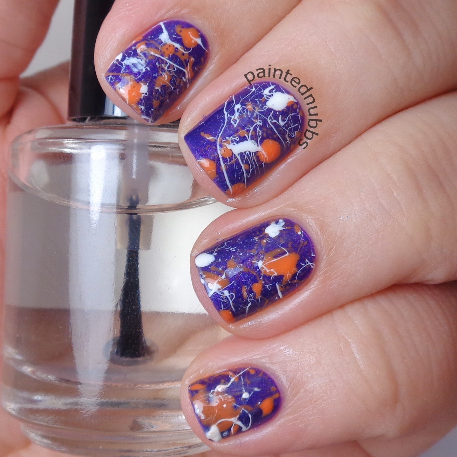 Painted Nubbs: Twinkie Nail Art January Catch Up: Favorite Sports Team ...