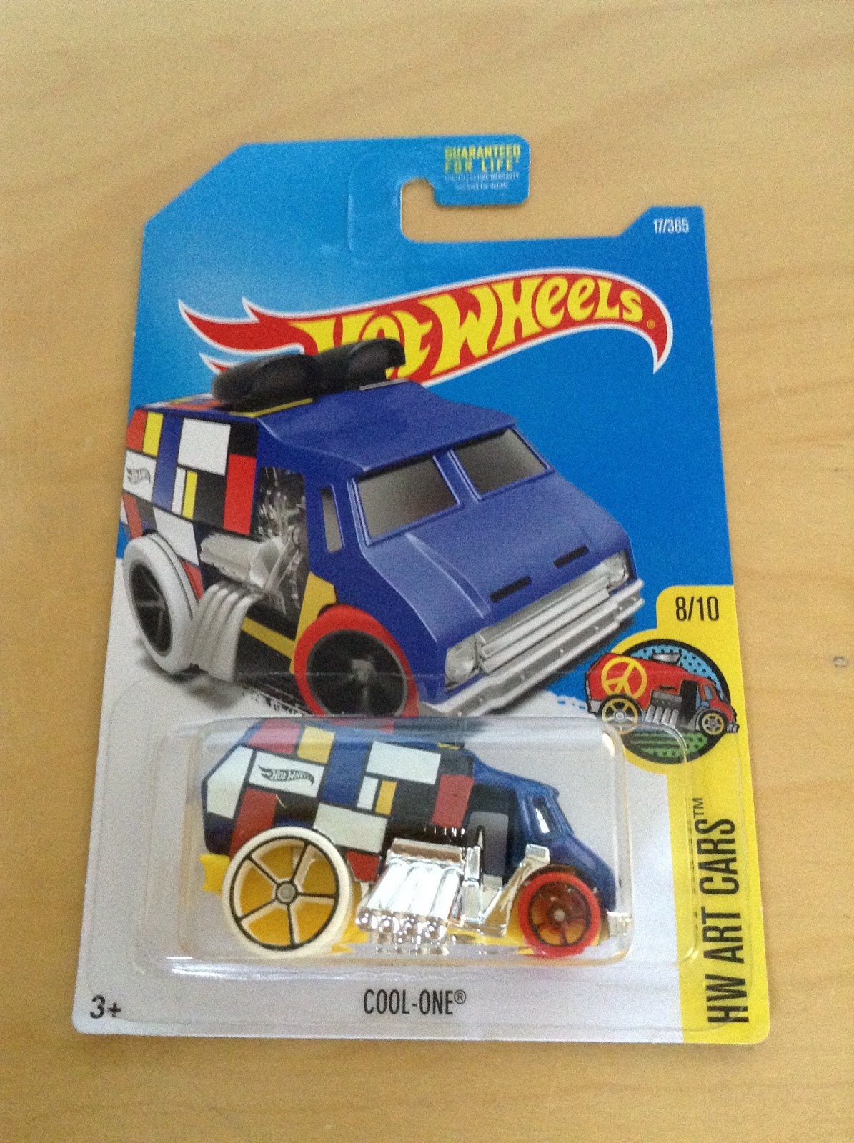 JULIAN'S HOT WHEELS BLOG: Cool-One (2017 HW Art Cars)