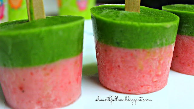 Fruit and Veggie Popsicles - A Bountiful Love