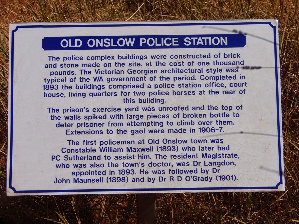 Solo Steve On The Road: ONSLOW and OLD ONSLOW FREE CAMP WA
