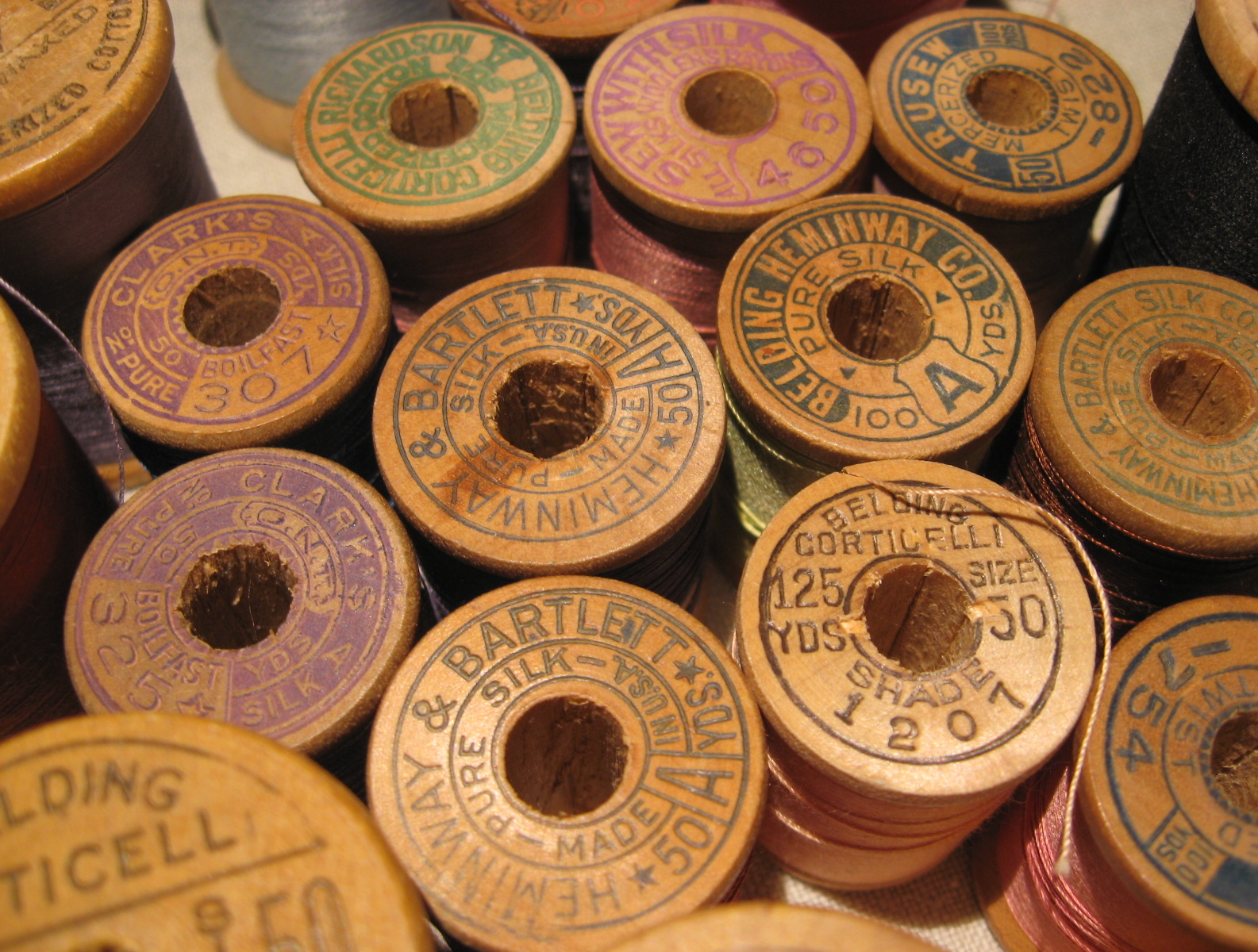 joy for grace: Embossed Wooden Thread Spools