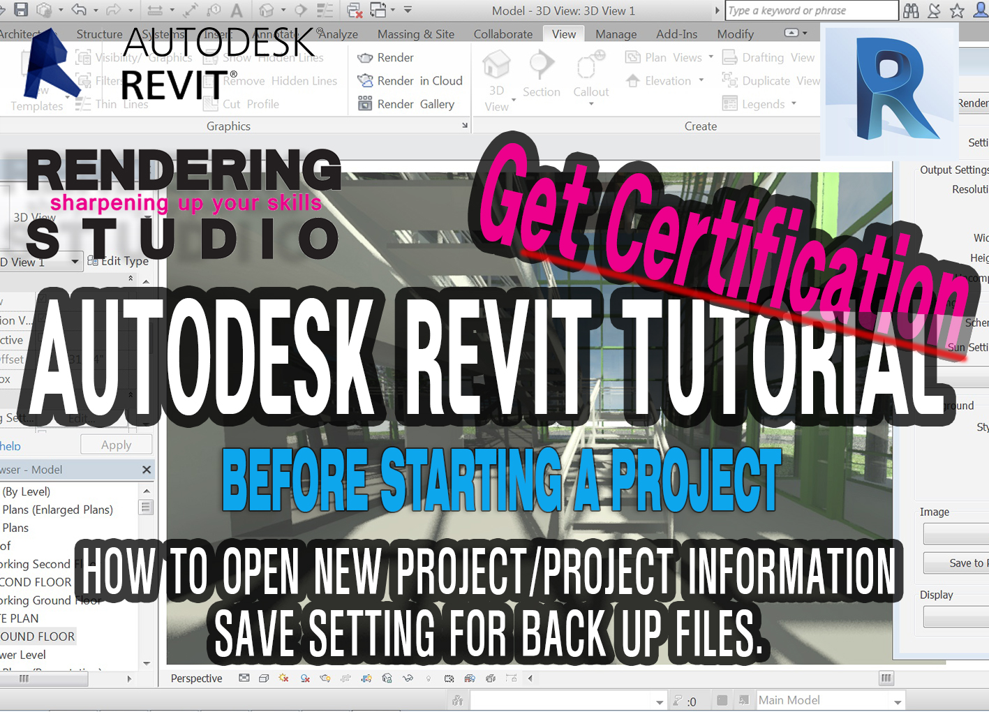 RENDERING-STUDIO: Revit Tutorial with Excercise (REVIT 2017): How to ...