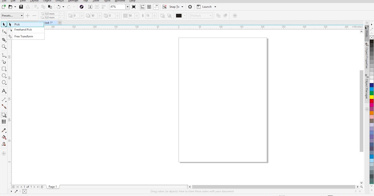 fitur-fitur coreldraw