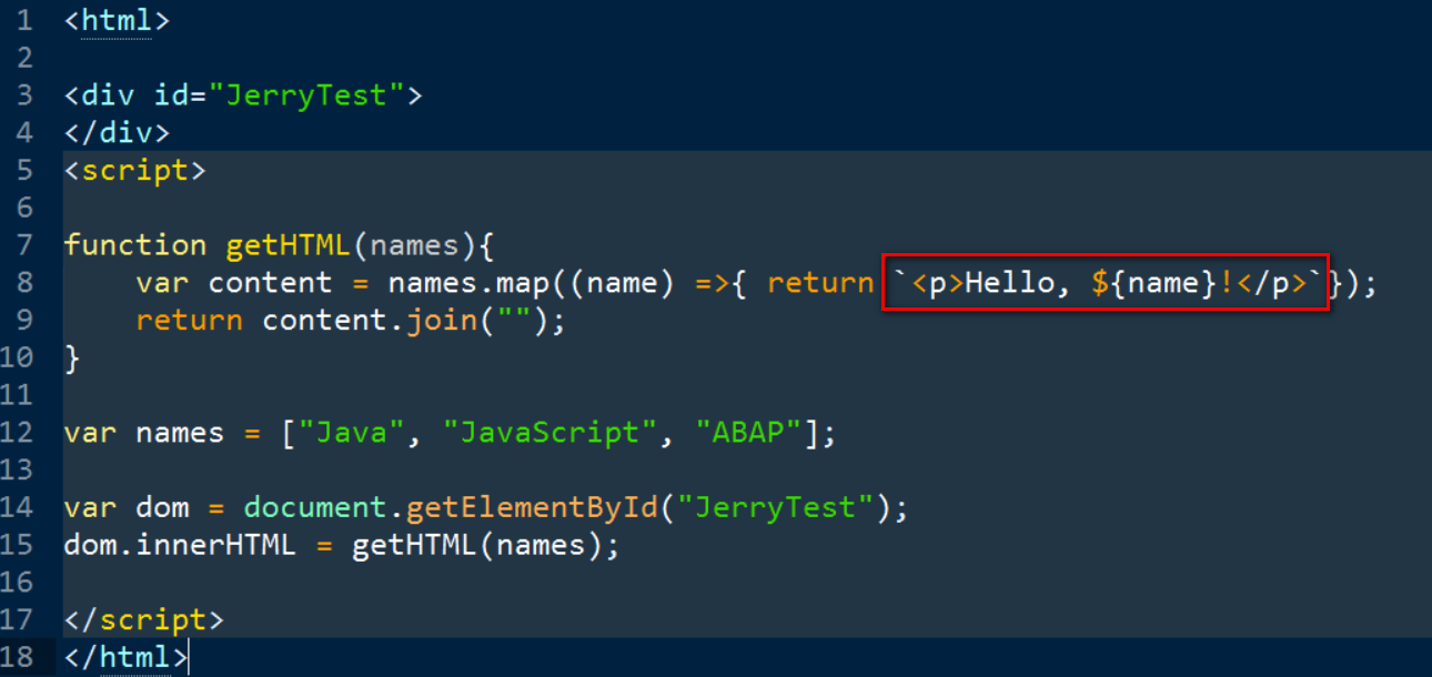 Sap Abap Central String Template In Abap Es6 Angular And React