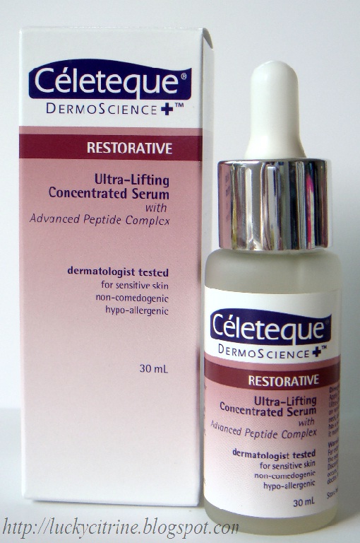 Lucky Citrine: Celeteque DermoScience Restorative Ultra-Lifting ...