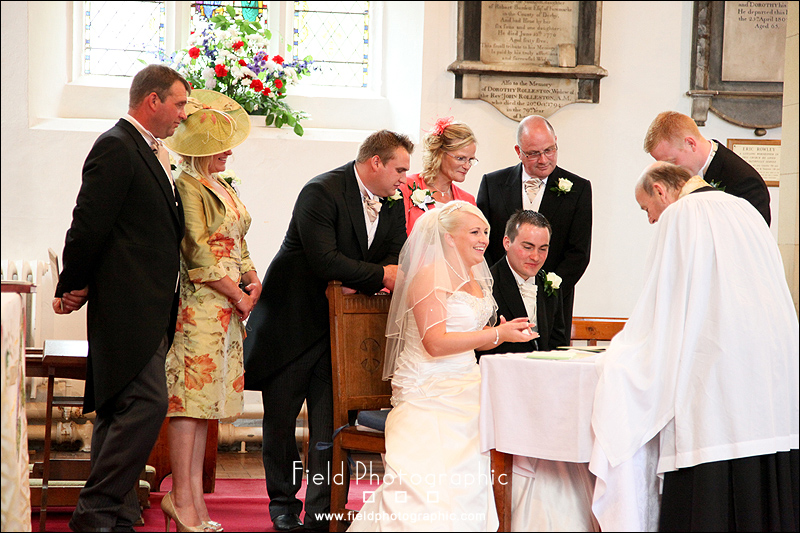 Field Photographic: Cheryl & Rob's Wedding at St Mary's Church Greasley
