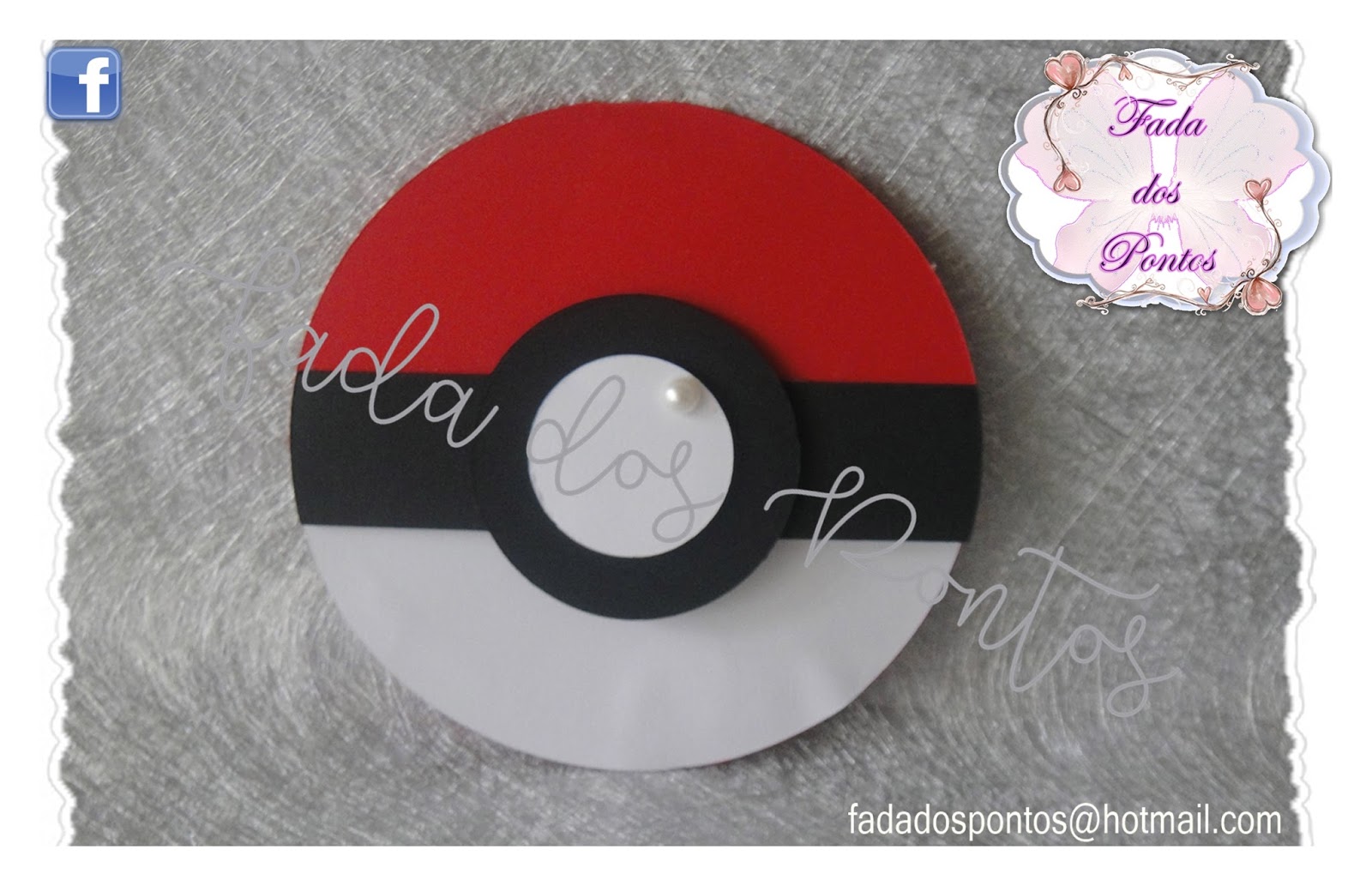 A Magia do Quilling e Papel: Convite Pokémon em formato de Pokebola ...