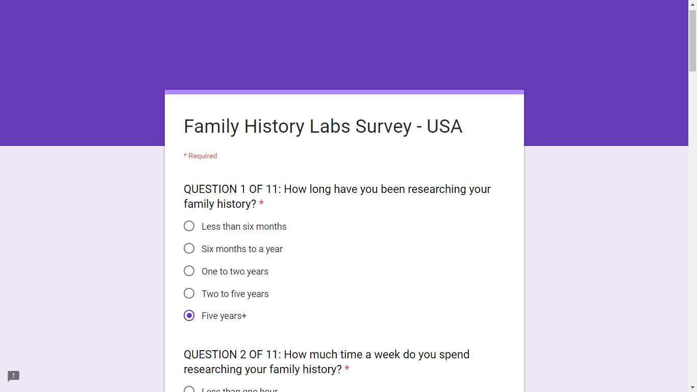 Genea-Musings: Family History Labs Survey - Your Help is Needed