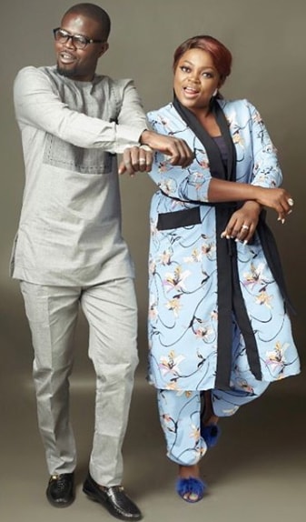 Funke Akindele and husband JJC Skills welcome twins together - NewsFIAM