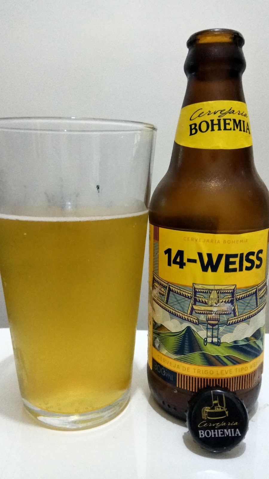 Uma boa cerveja de trigo, sem muita intensidade e bem refrescante ...