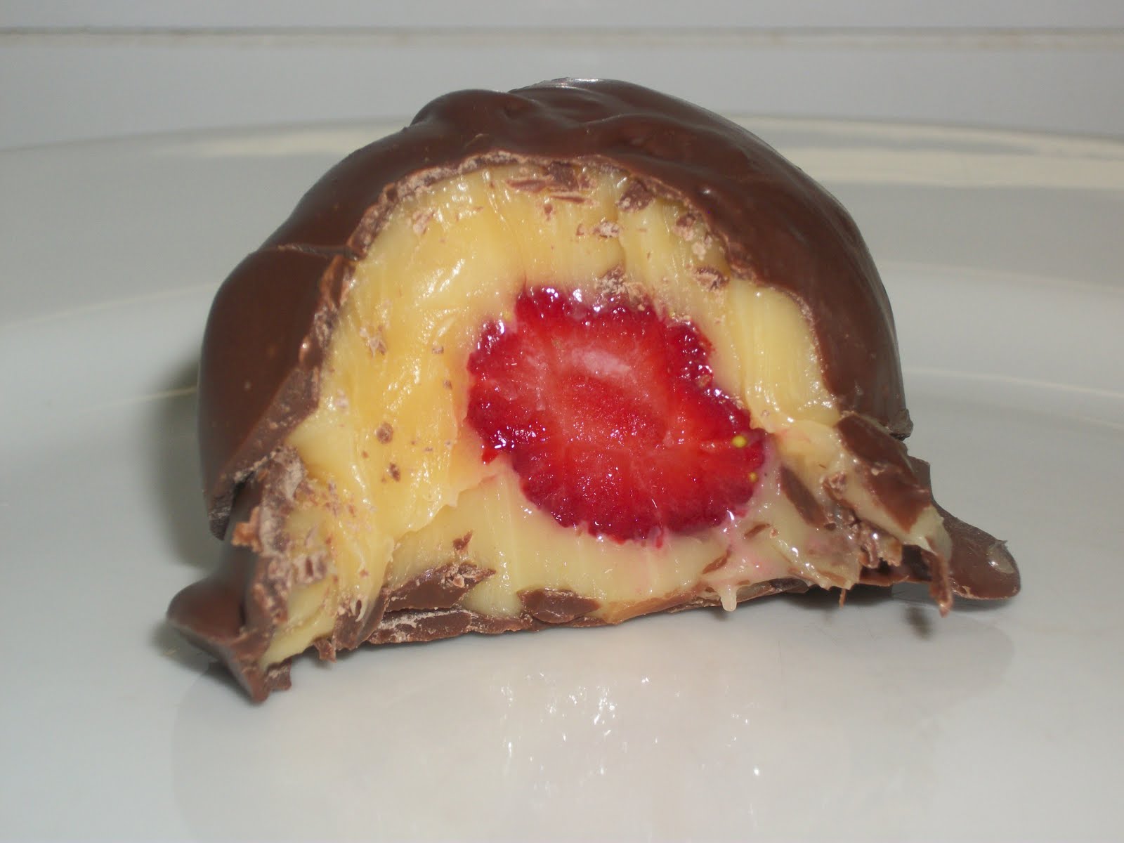 Feito com afeto: Delícia da semana: bombom de morango!