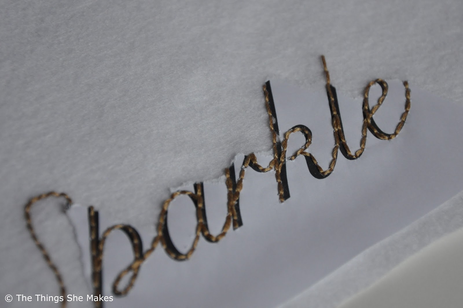 How to Embroider Handwriting | The Things She Makes