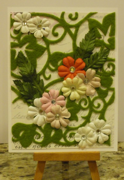 Made for Paper - Designs by Lis: Vine with Flowers Card