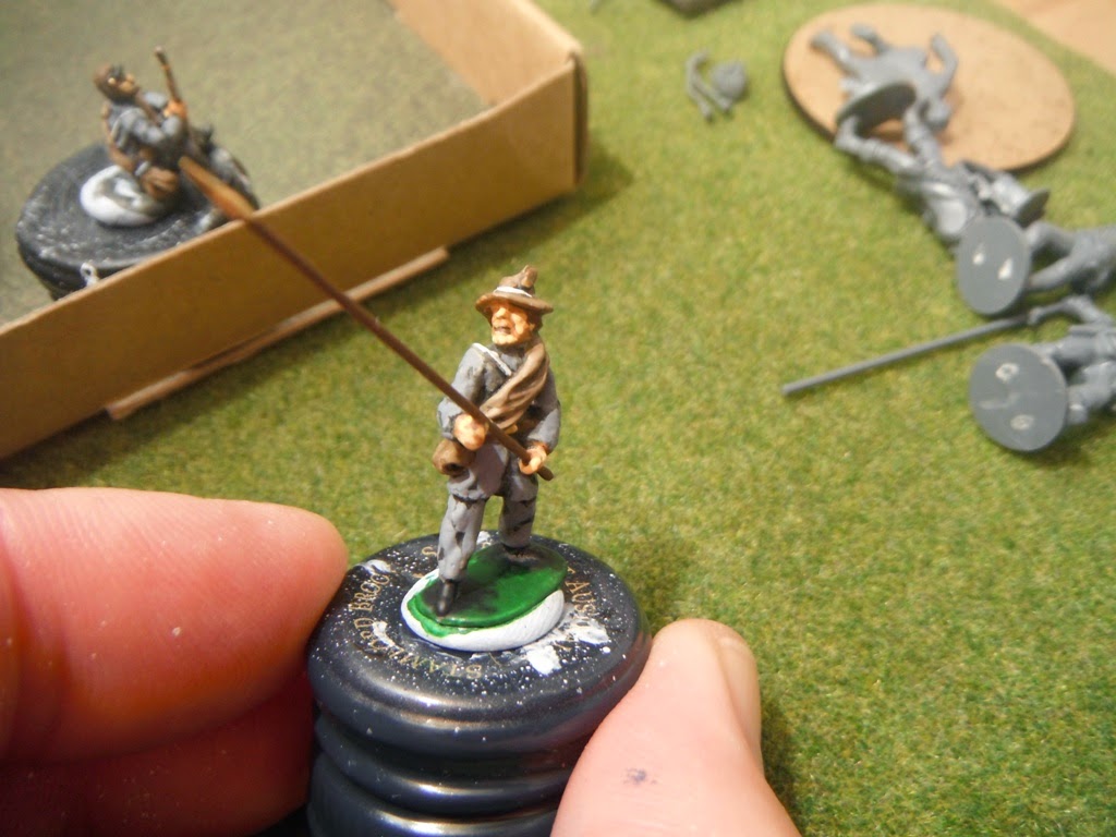 A figure painting therapy project.: More 20mm ACW's for Old John.