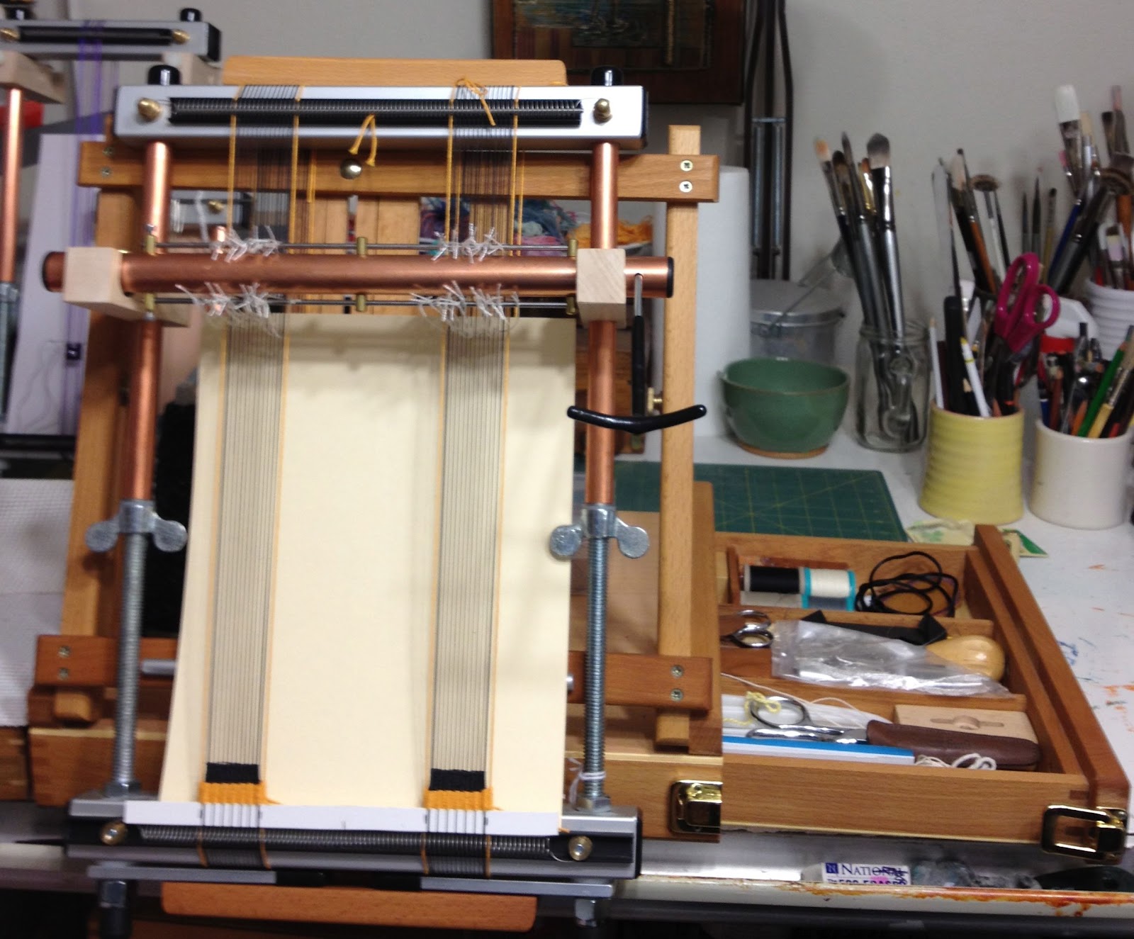 J Meetze Studio/Common Threads: Warping Day