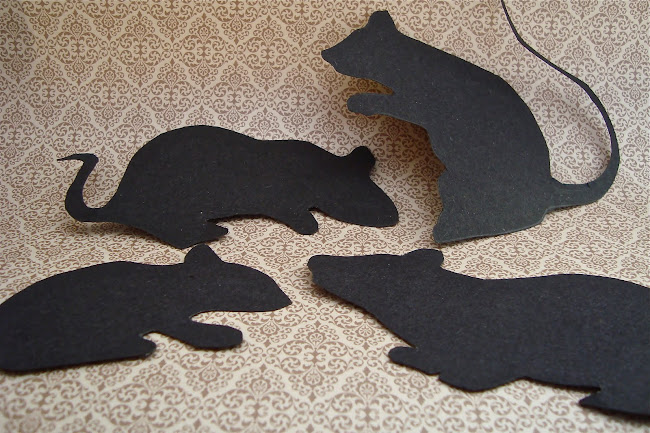 Frills and Bils: New Shop Item - Sneaky Paper Mice Silhouettes
