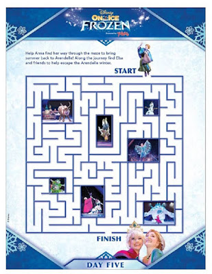 Disney Frozen Activity/Coloring Sheets - Babushka's Baile