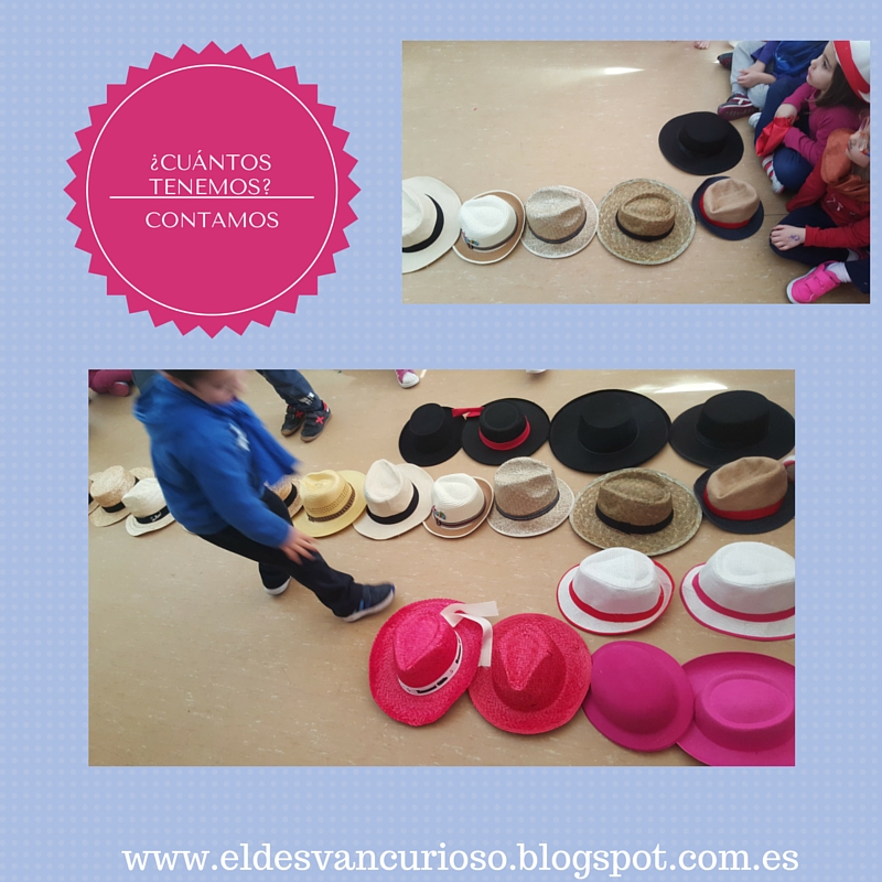 El desván curioso: ¿Y SI SUMAMOS SOMBREROS? MATEMÁTICAS MANIPULATIVAS