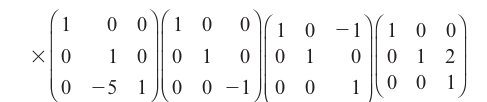 Escribiendo una Matriz Invertible como el Producto de Matrices ...