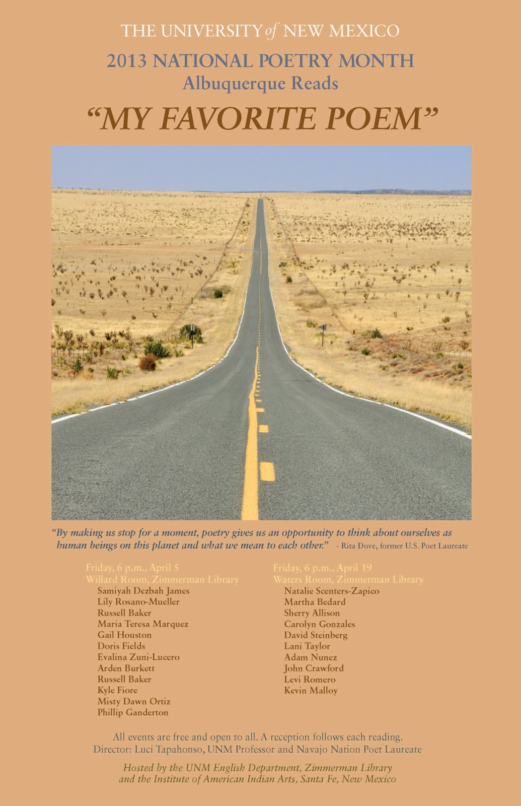 UNM English News and Events: ‘My Favorite Poem’ project celebrates ...