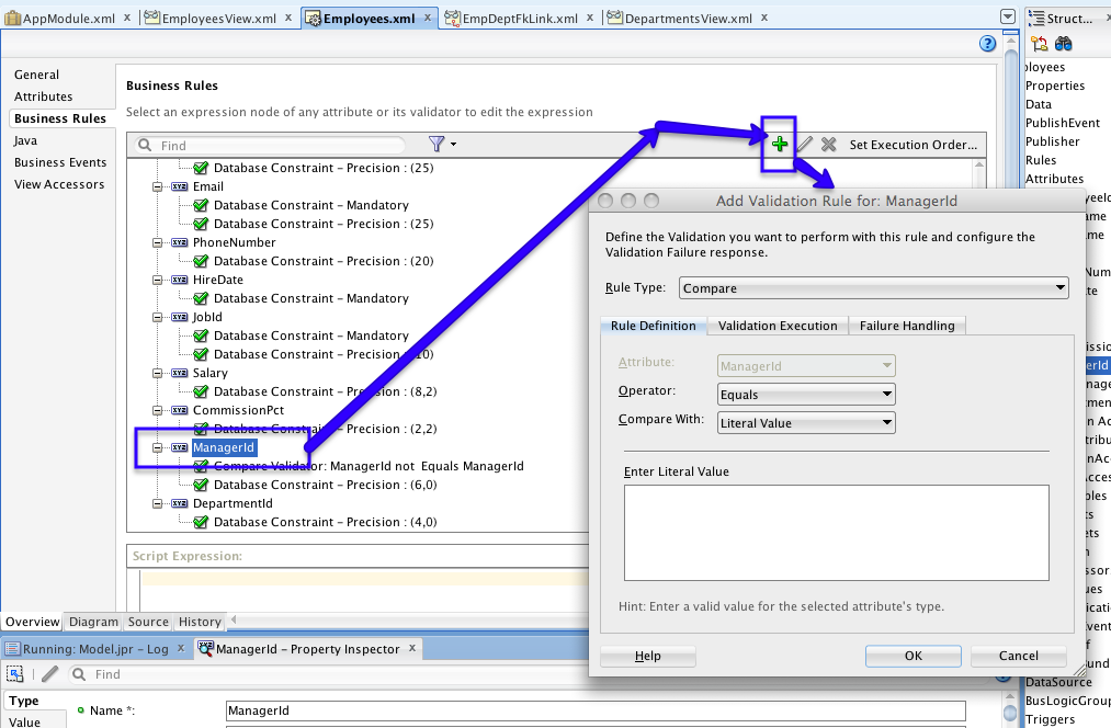 Born To Debug Entity Attribute Validation Rule Business Rule Based On Master View Object