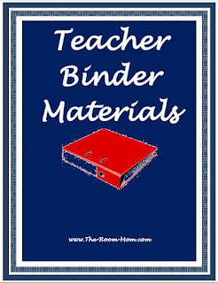 Classroom Freebies Too: Teacher Binder Materials