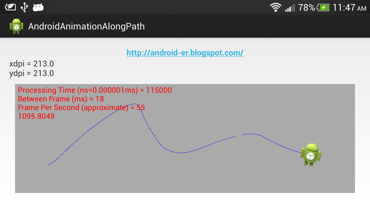Android-er: Know the performance, timing and speed of animation