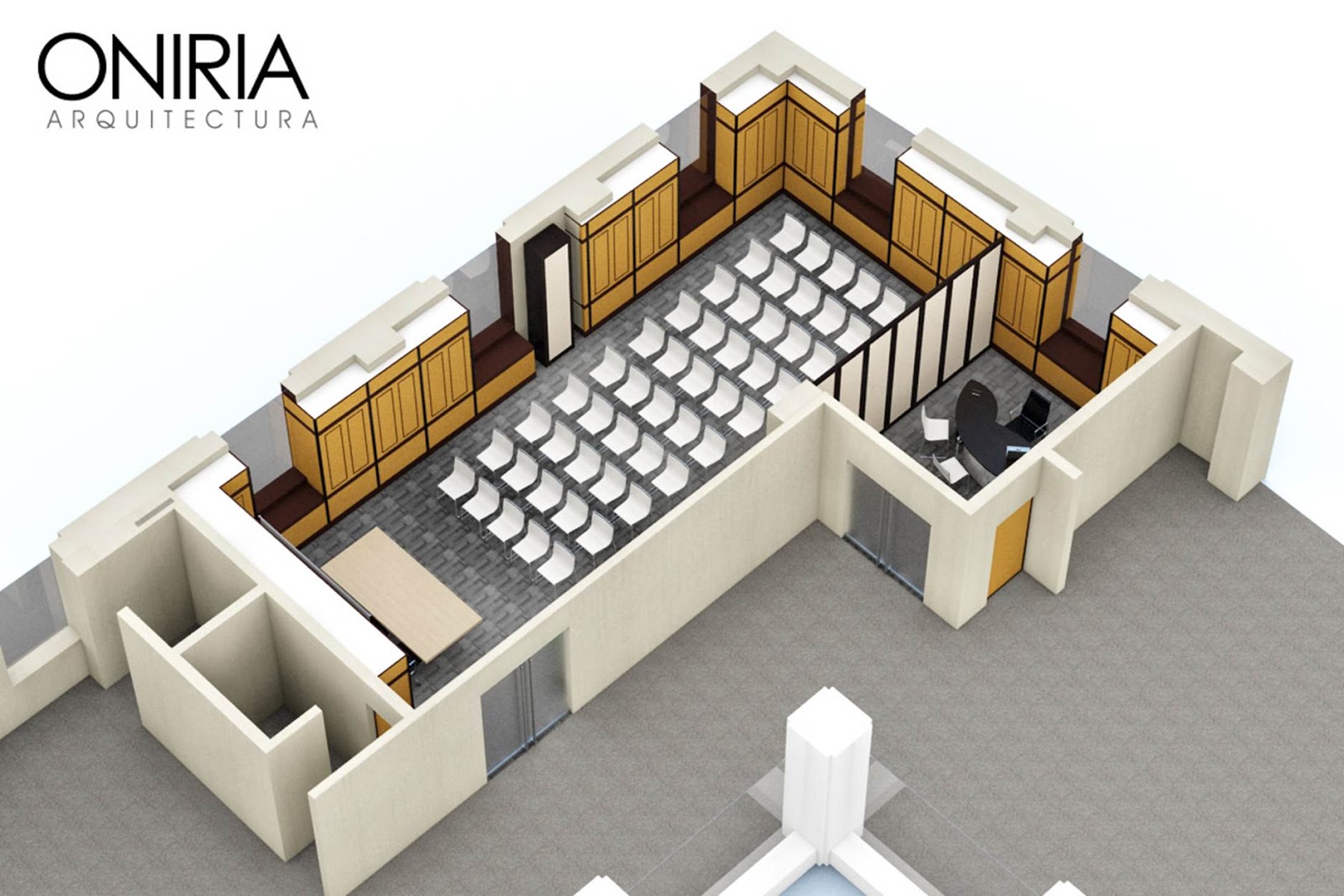 Oniria: Diseño de Sala de Usos Múltiples