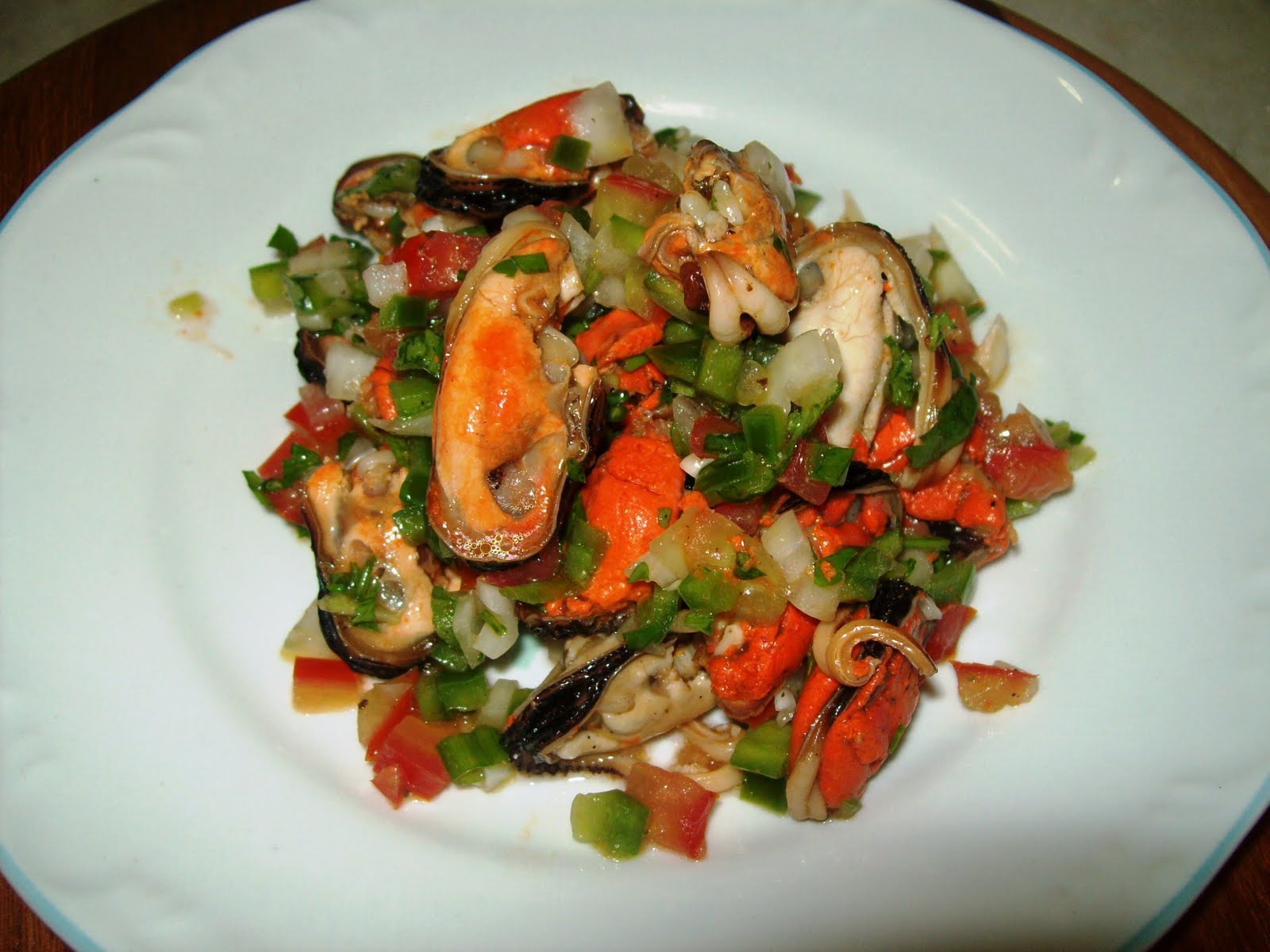 TOMILHO RECEITAS: MEXILHÃO Á VINAGRETE