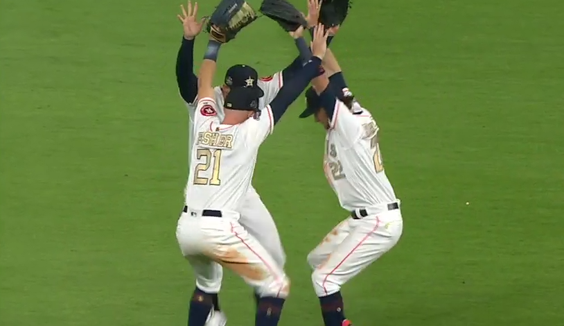 Astros outfielders celebrating wins with Fortnite 'Jubilation' dance ...