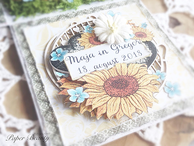 Paper Beauty AK: Exploding Box “Sunflower Wedding” for Scrapiniec ...