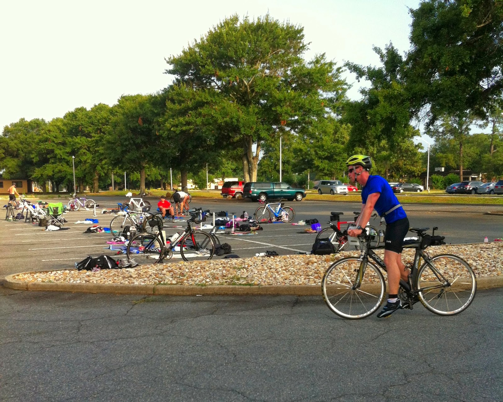 Irondad: Robins AFB Sprint Triathlon and Training While Sick