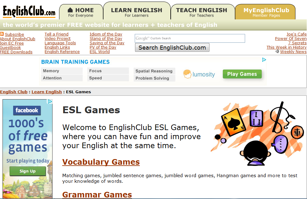 English Made Fun!: Exercises