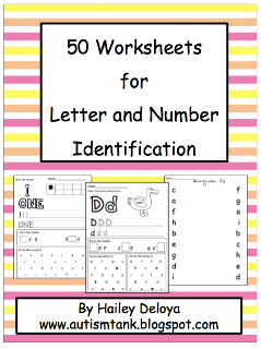 Autism Tank: Letter/Number Identification!