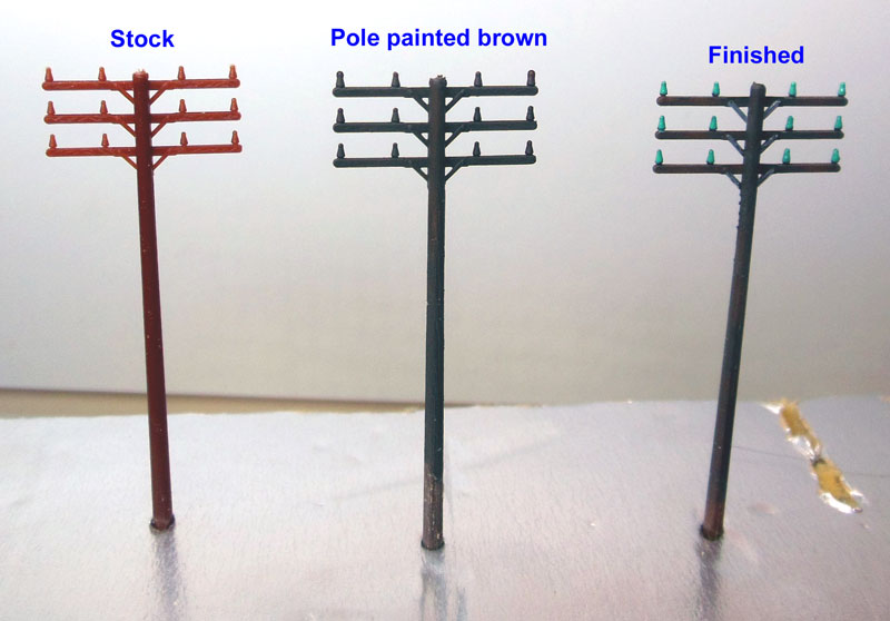 Tracks across Nevada: Line side poles